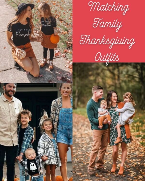 15 Adorable Matching Thanksgiving Outfits - ljanestyle