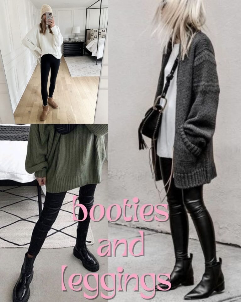 Style Tip: How To Wear Booties With Leggings - ljanestyle
