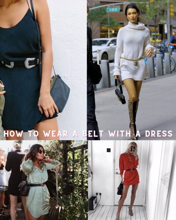 Style Tip: How To Wear A Belt With A Dress - ljanestyle
