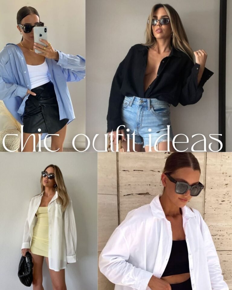 7 Examples To Show You How to Wear A Button Down Shirt Open - ljanestyle