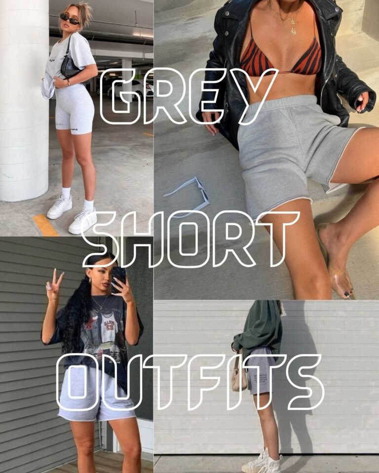 11 Perfect Grey Short Outfits For Summer - ljanestyle