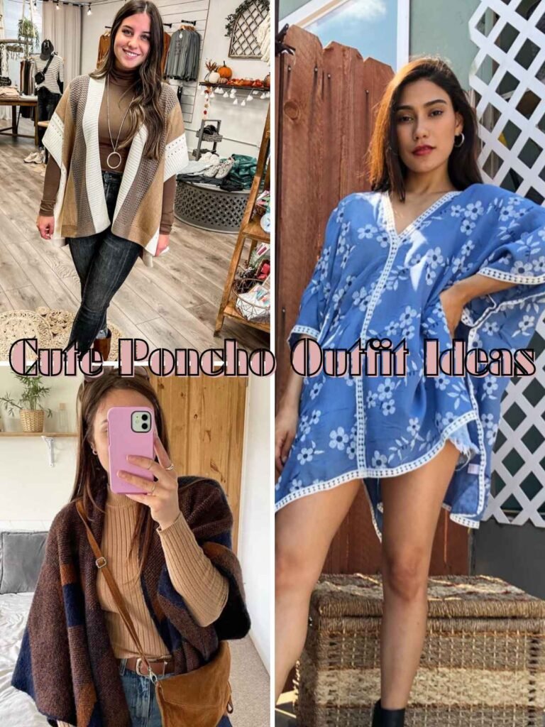 31 Perfect Poncho Outfit Ideas + Tips On Wearing - ljanestyle