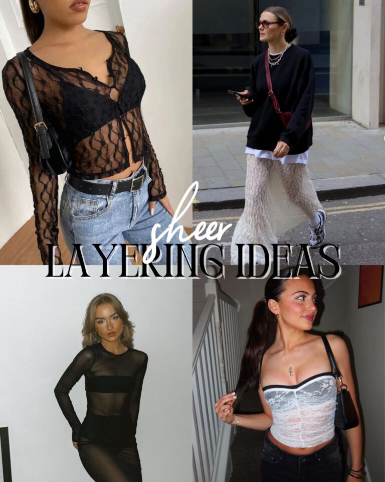 43 Sheer Outfit Looks For Spring That Are Appropriate For Public ...